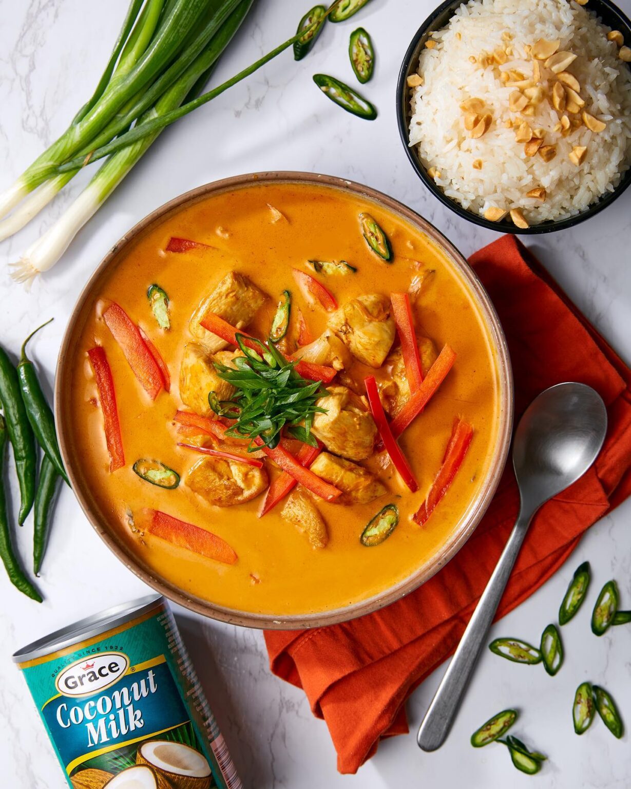 Spicy Mac Cheese Coconut Bacon | Grace Recipes